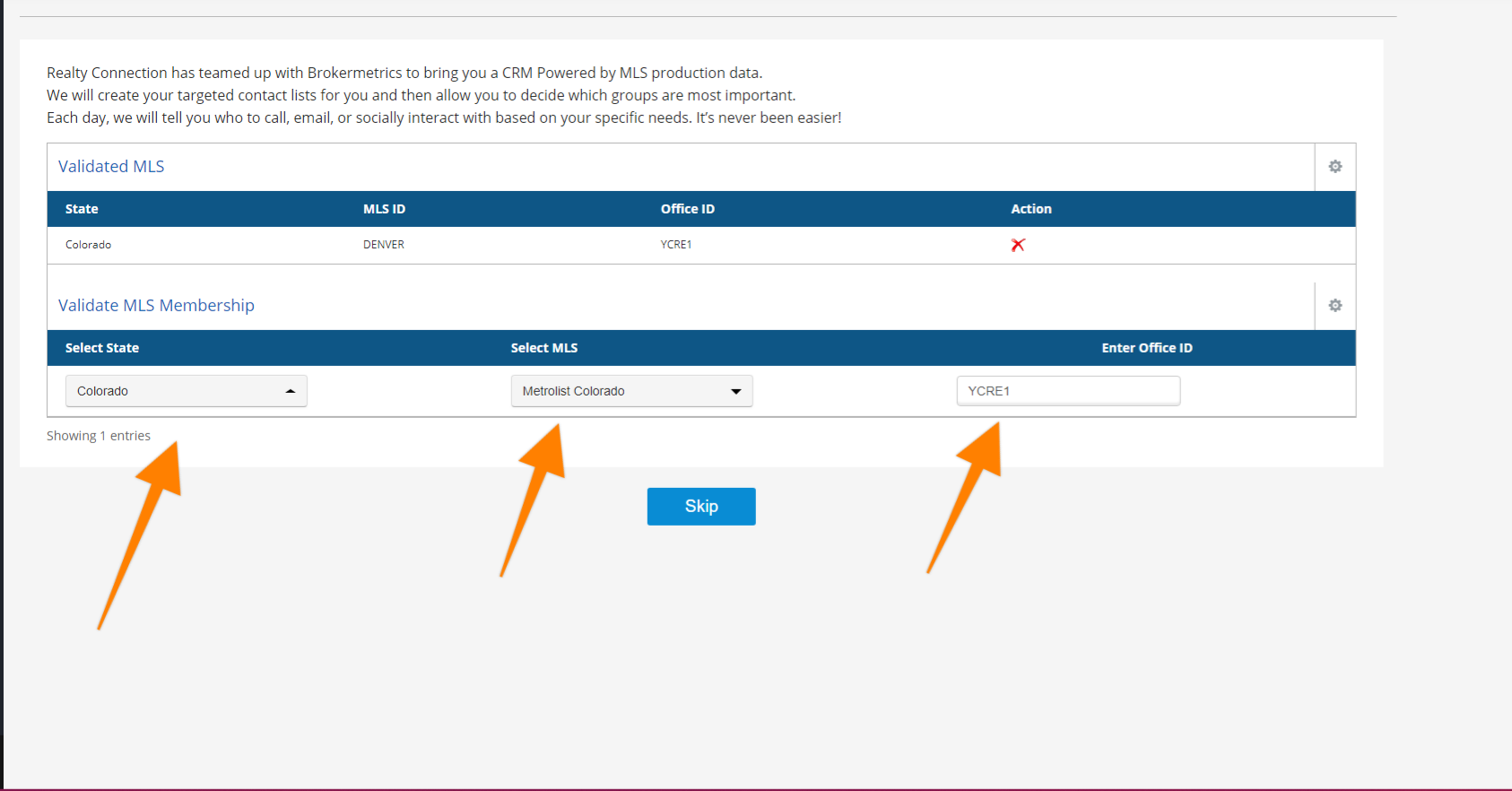 Validating multiple offices – Realty Connection Validating multiple offices – Realty Connection